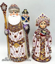 Handcrafted authentic wooden Russian collectibles - Alkota